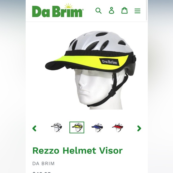 da brim | Accessories | Da Brim Yellow Sun Visor | Poshmark